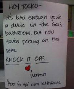 31 Funny Bathroom Notes That Can't be Ignored